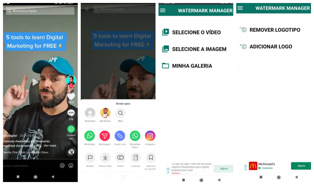 Como tirar marca d’água do TikTok? Passo a passo simples e fácil
